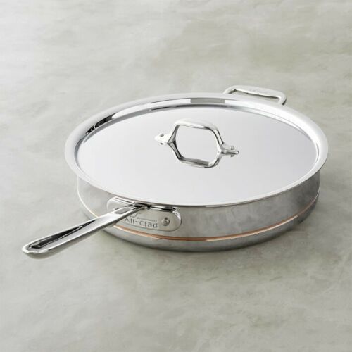 All-Clad Copper Core 5-ply Bonded Cookware, 5-qt Saute Pan WITHOUT LID ...
